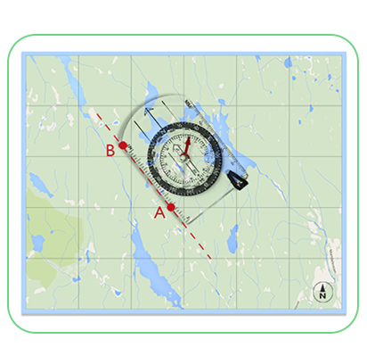 Finn kompasskurs / Lær om kart og kompass / I naturen / Kroppsøving ...