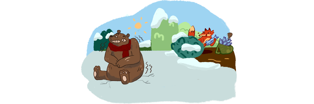 Hvorfor har bjørnen kort hale? / Samiske eventyr / Julekalender 2021 ...