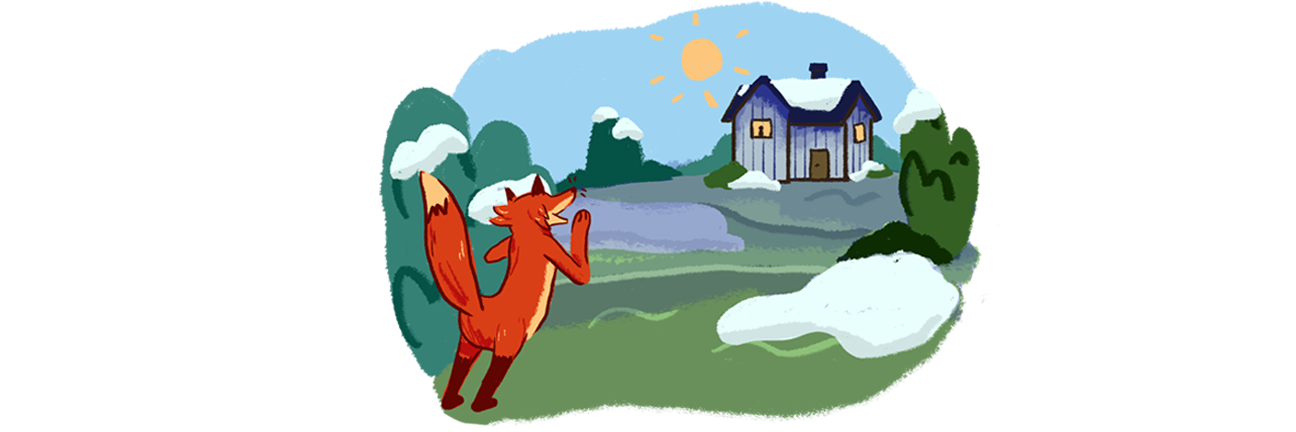 Hvorfor har bjørnen kort hale? / Samiske eventyr / Julekalender 2021 ...