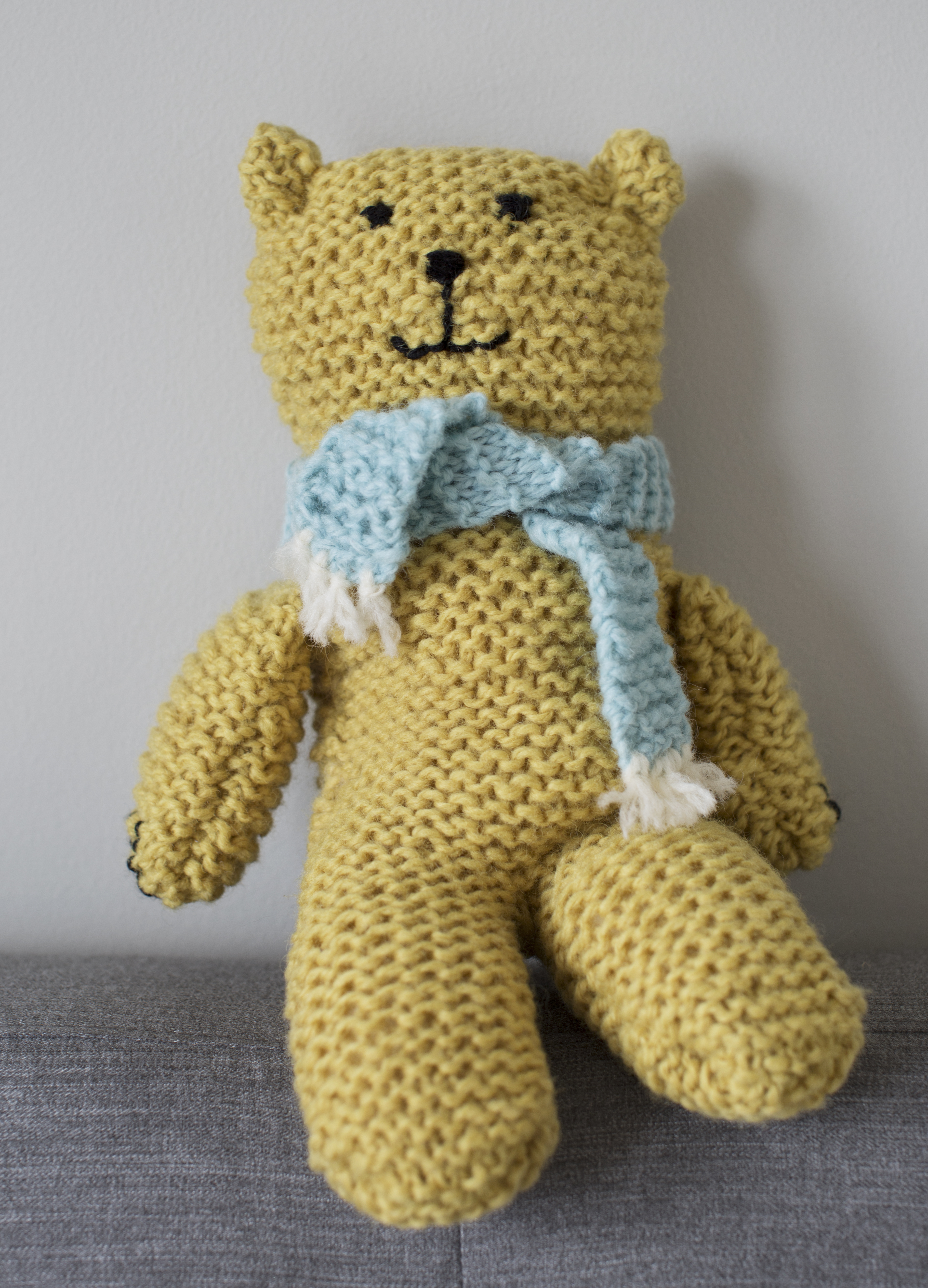Skjerf til bamse / Strikkeskolen / Kunst og håndverk / Kanal S 5–7 ...