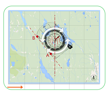 Finn kompasskurs / Lær om kart og kompass / I naturen / Kroppsøving ...
