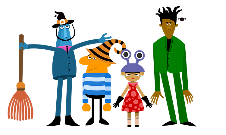 Hodeskallelykt / Halloween 5-7 / Halloween / Salaby Skole