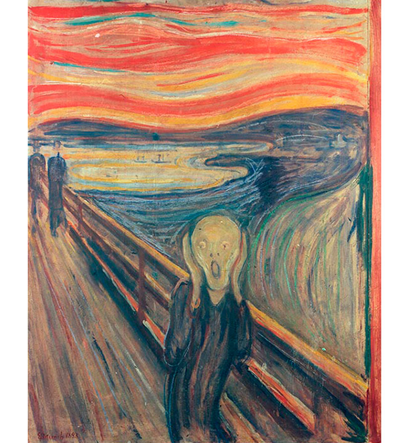 Skrik / Edvard Munch / Kunst og håndverk / Byparken 3–4 / Salaby Skole